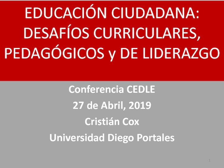 Webinar: CEDLE: Educación Ciudadana: Lo que los directivos deben saber