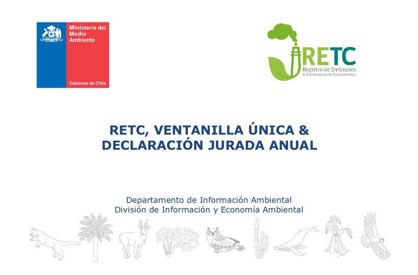 Webinar: MMACHILE: Ventanilla Única del RETC